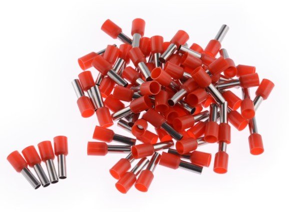 Bootlace Pins (Light Red) 35mm2 16mm (10 Pcs)