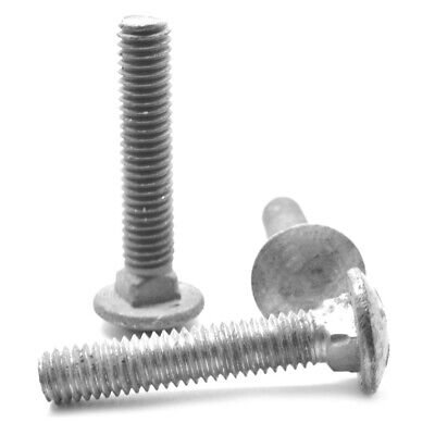Hex Coach Bolt (Galvanized) M8x50mm (10 Pcs)
